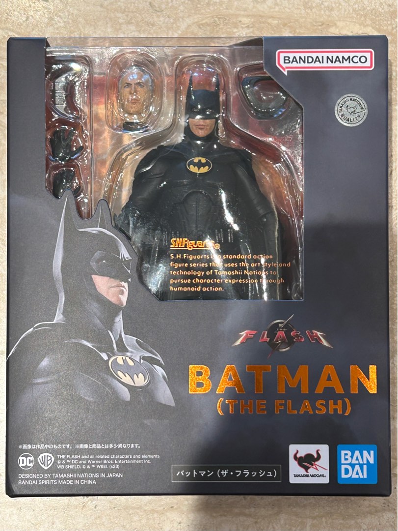 Bandai SHF Batman 1989 (The Flash) 蝙蝠俠 Micheal Keaton 米高基頓 二手新淨齊件, 興趣及 ...