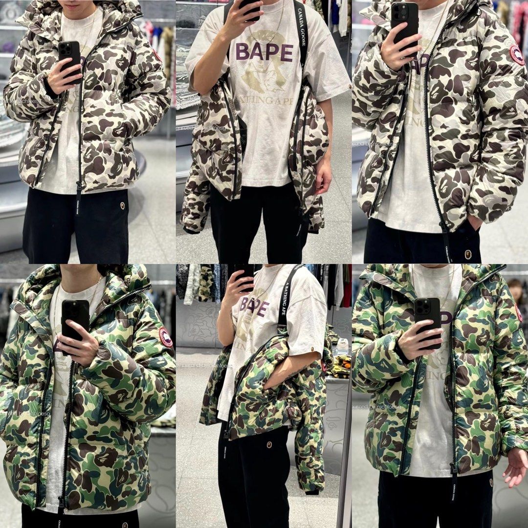 BAPE X CANADA GOOSE CROFTON PUFFER, Men's Fashion, Coats, Jackets and ...