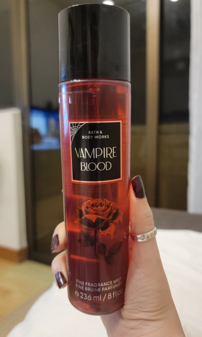 Bath & Body Works Vampire Blood fine body fragrance, Beauty & Personal ...