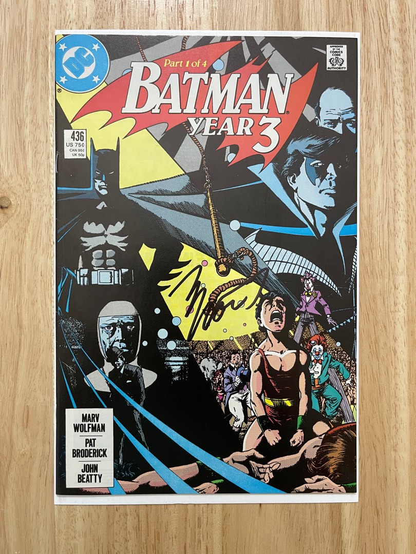 Batman #436 (1989) in VF+ Condition. Signed by Al Milgrom (No COA). 1st ...