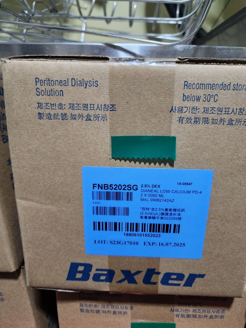 Baxter PD fluid, Health & Nutrition, Medical Supplies & Tools on Carousell