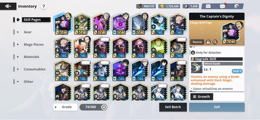 BCM - BLACK CLOVER M - Mid game account with all Seasonal 1, Video ...