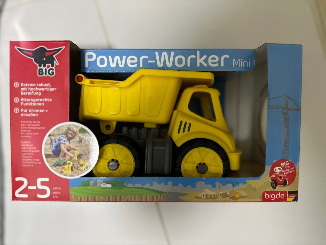 BIG Power Worker mini dump truck kids car toy, Hobbies & Toys, Toys ...
