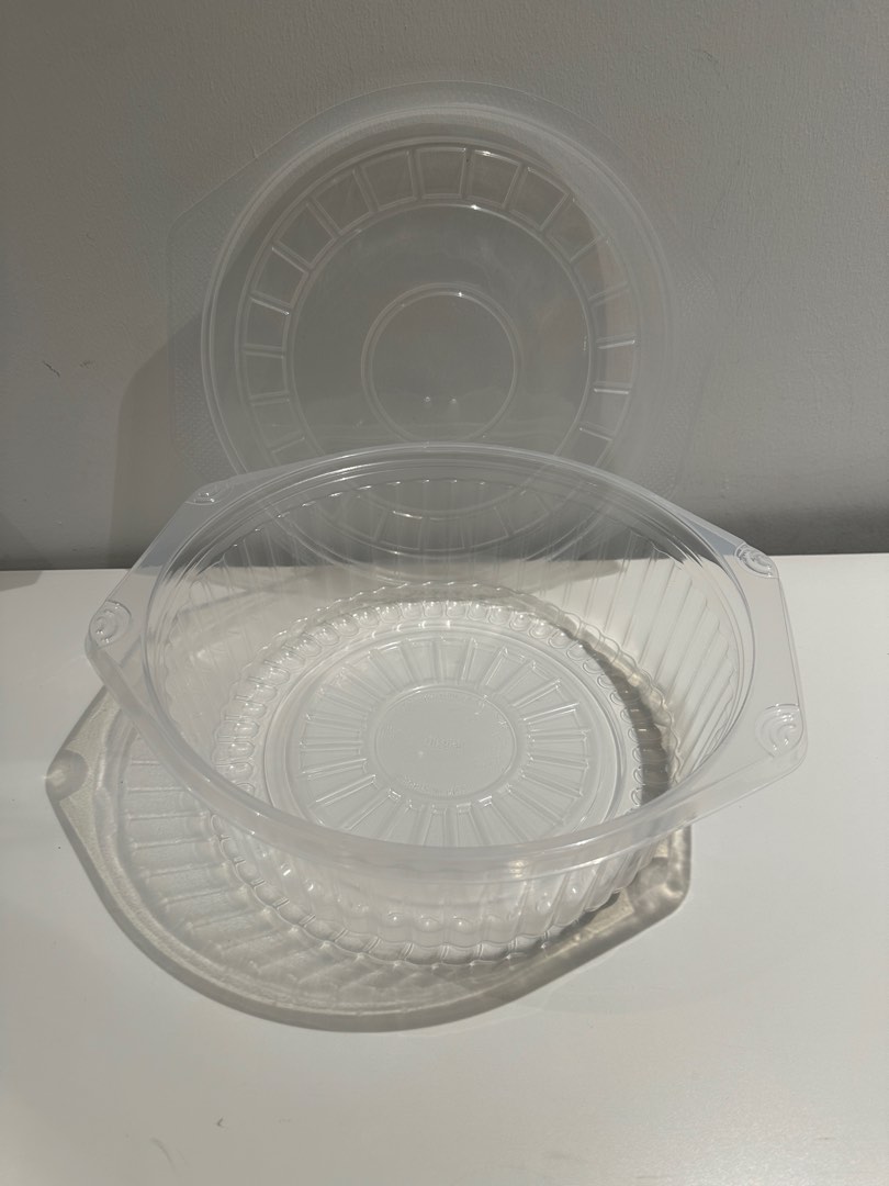 Big round plastic container, Furniture & Home Living, Kitchenware ...