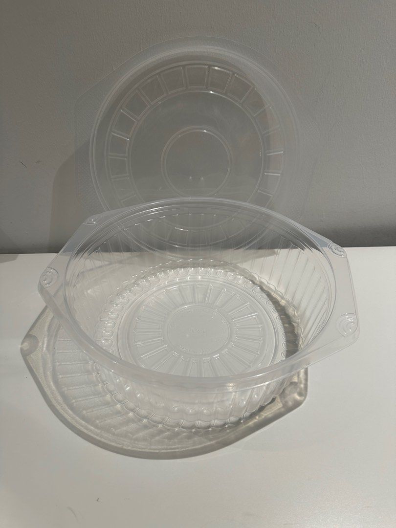 Big round plastic container, Furniture & Home Living, Kitchenware ...