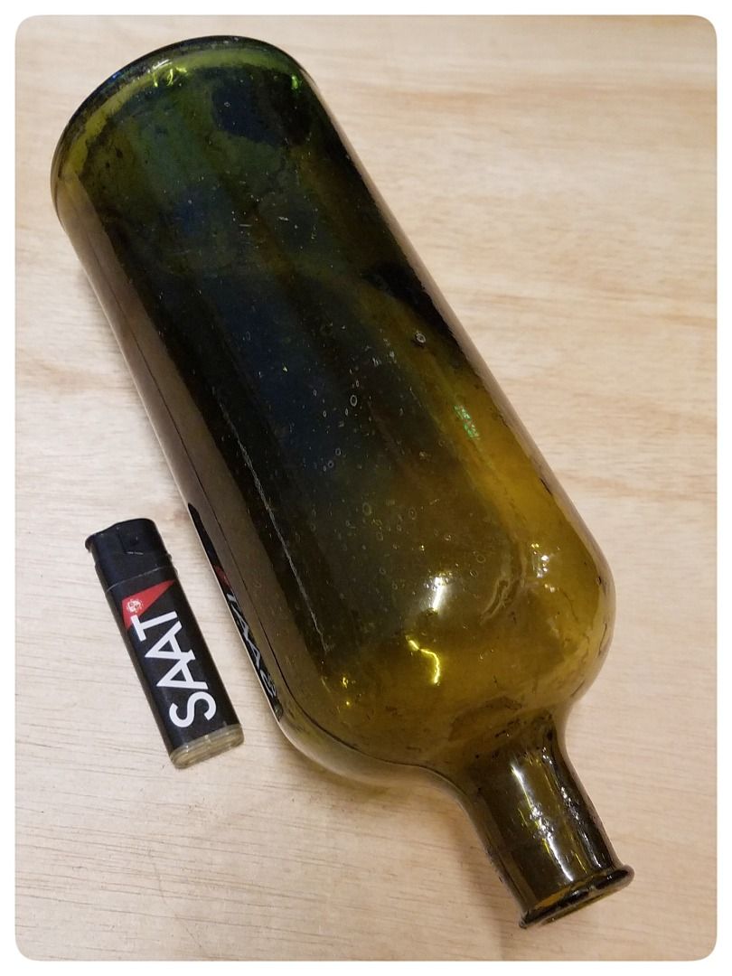 Botol Hijau Kuno Marking Padi - Mas Temuan Musi, Antik, Pajangan di ...