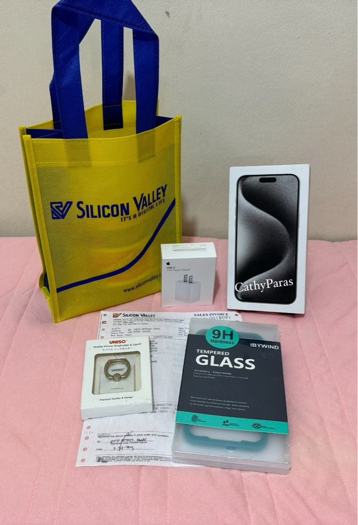 Brand New iPhone 15 ProMax in White Titanium (256GB/FU) Open for swap ...