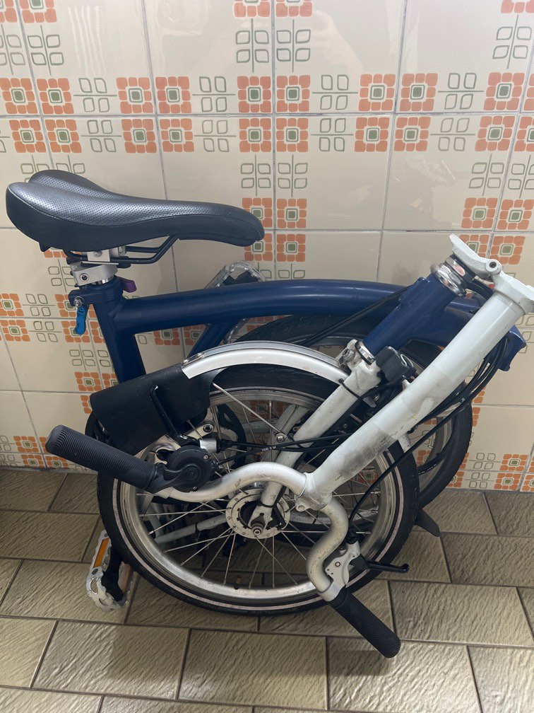 Brompton M3L Tempest Blue 2020, Sports Equipment, Bicycles & Parts ...