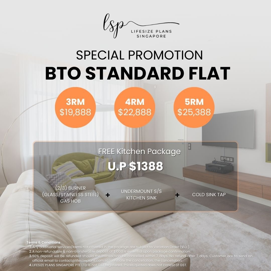 (Lifesize Plans) BTO STANDARD FLAT RENO PACKAGE STARTING FROM $19,888 ...