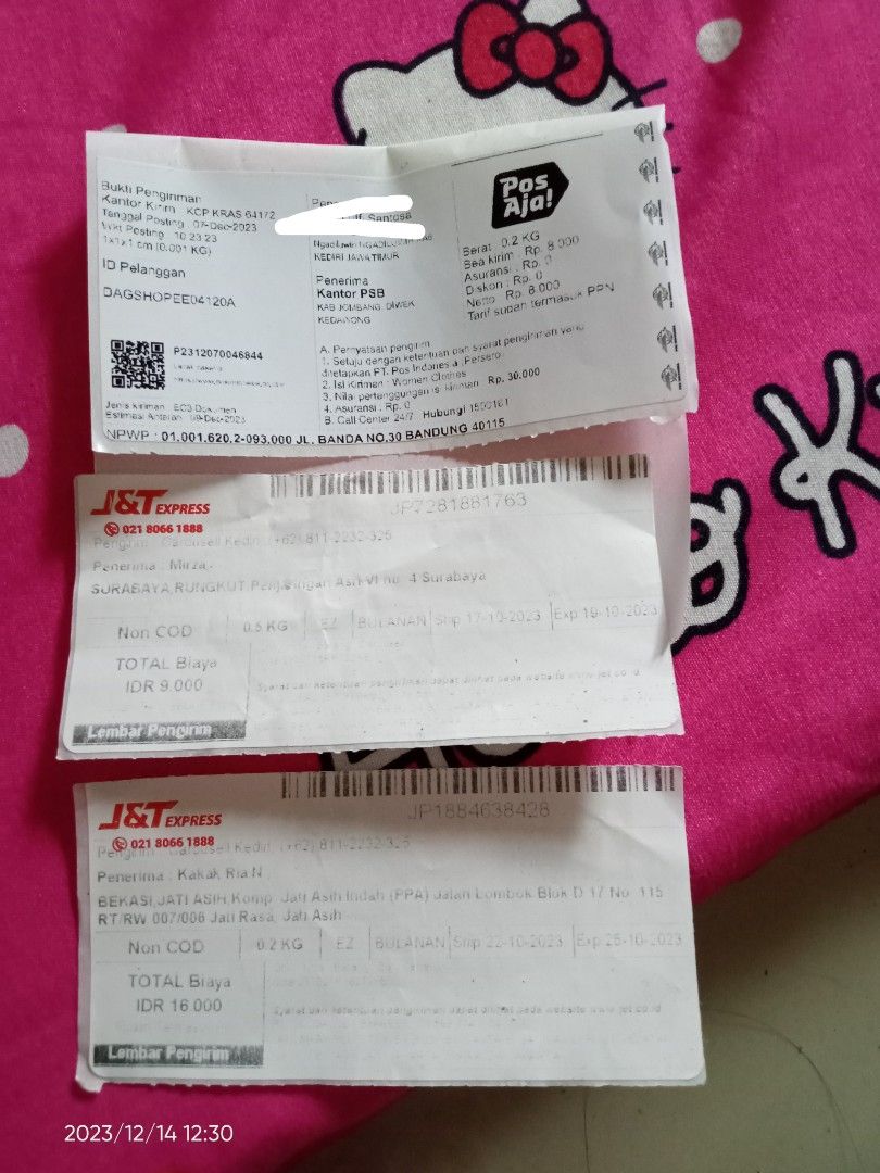 Bukti Resi Pengiriman, Serba Serbi, Others di Carousell