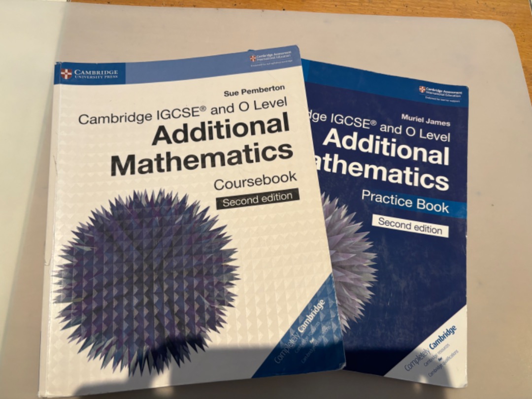 Cambridge igcse add maths coursebook and practice book, Hobbies & Toys ...