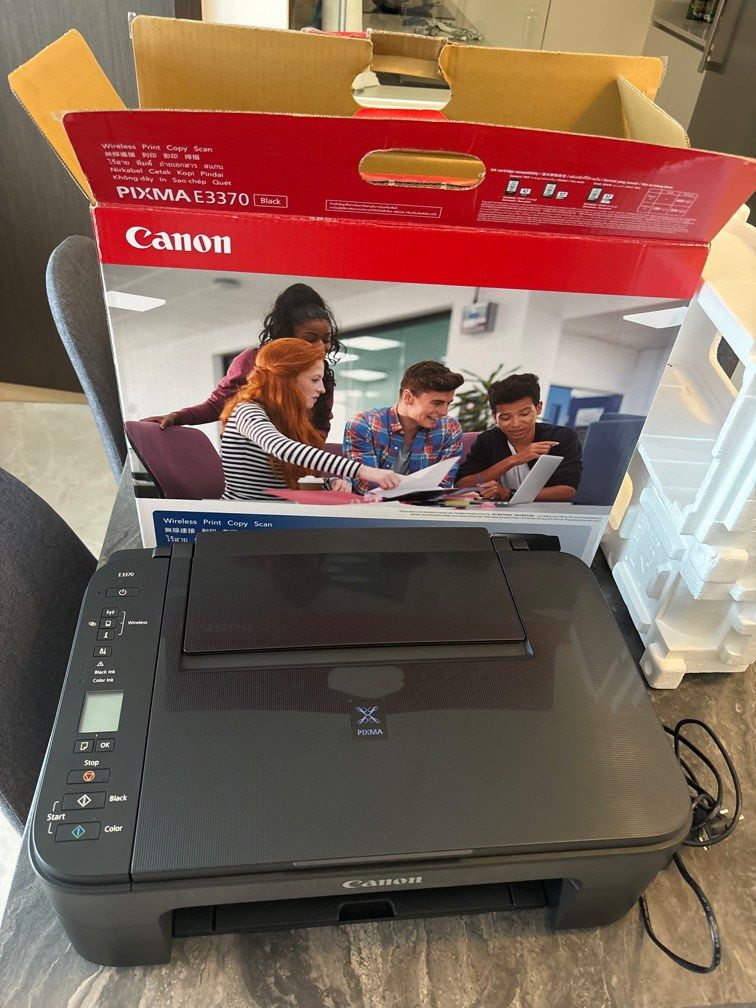 Canon Pixma E3370 (Printer & scanner), Computers & Tech, Printers ...