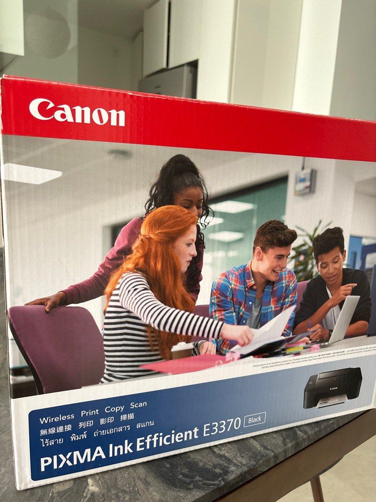 Canon Pixma E3370 (Printer & scanner), Computers & Tech, Printers ...