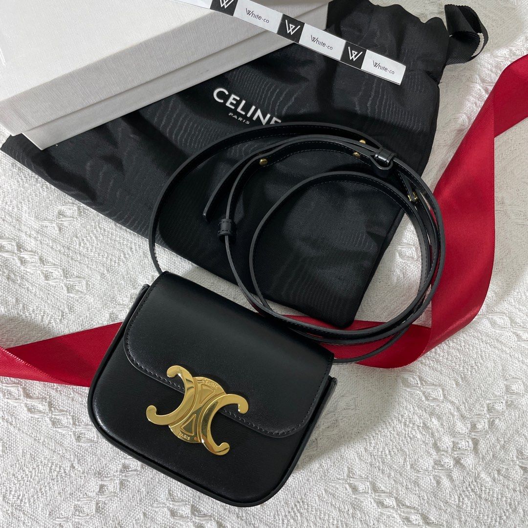 Celine Triomphe mini, Luxury, Bags & Wallets on Carousell
