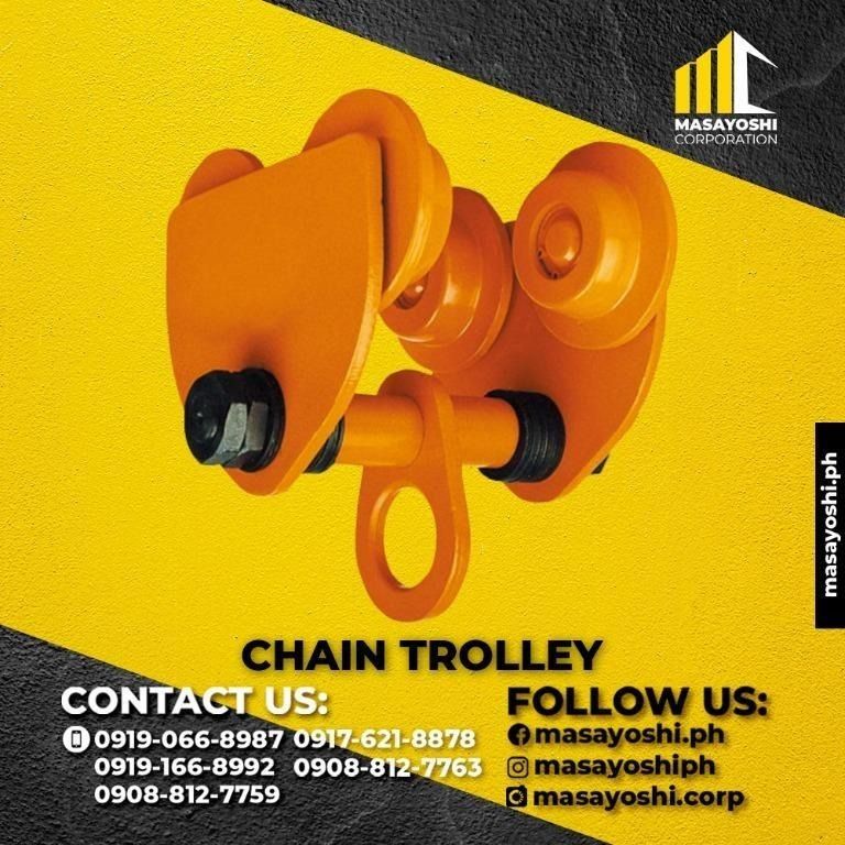 Chain Trolley / Manual Chain Hoist Trolley / Manual Hoist Trolley ...