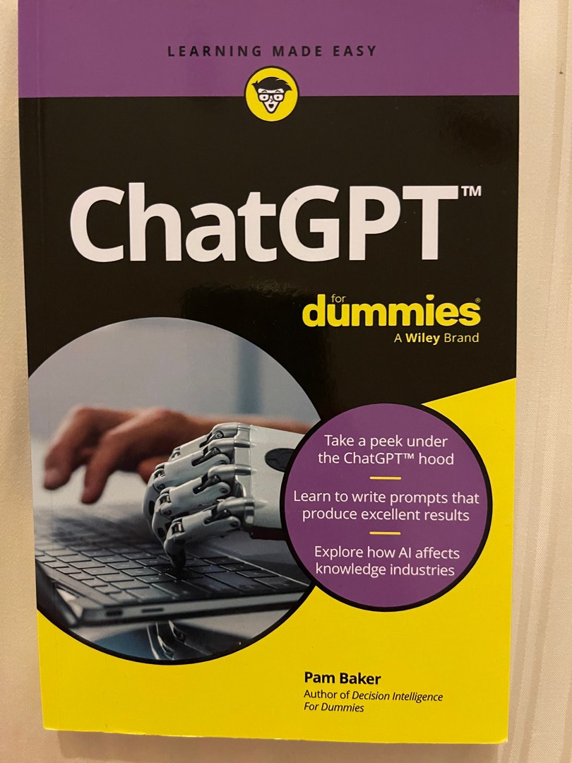 ChatGPT for dummies, Hobbies & Toys, Books & Magazines, Fiction & Non ...