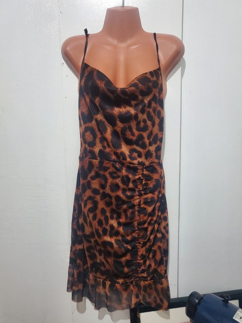Cheetah dress from pretty little thing, Women's Fashion, Dresses & Sets ...