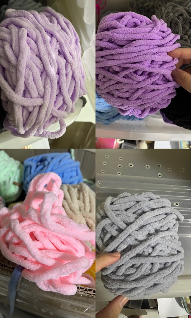 chunky yarn, Hobbies & Toys, Stationery & Craft, Handmade Craft on ...