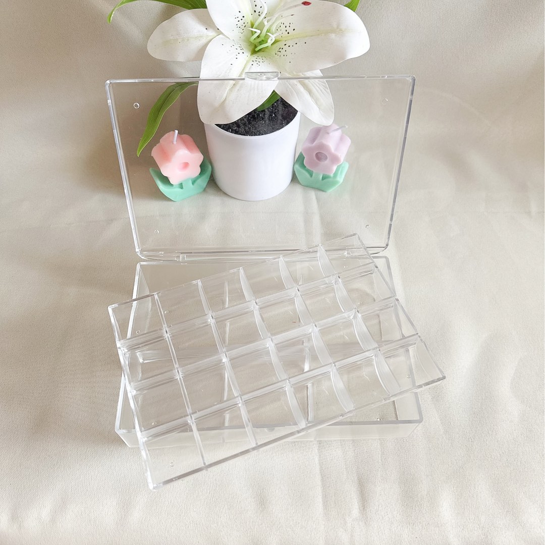 Clear Acrylic 2 Layer Organizer, Women's Fashion, Jewelry & Organizers ...