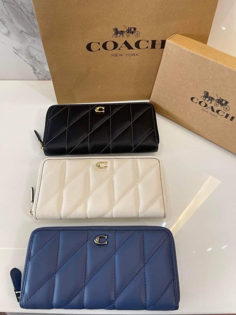 Coach puff long wallet, Luxury, Bags & Wallets on Carousell