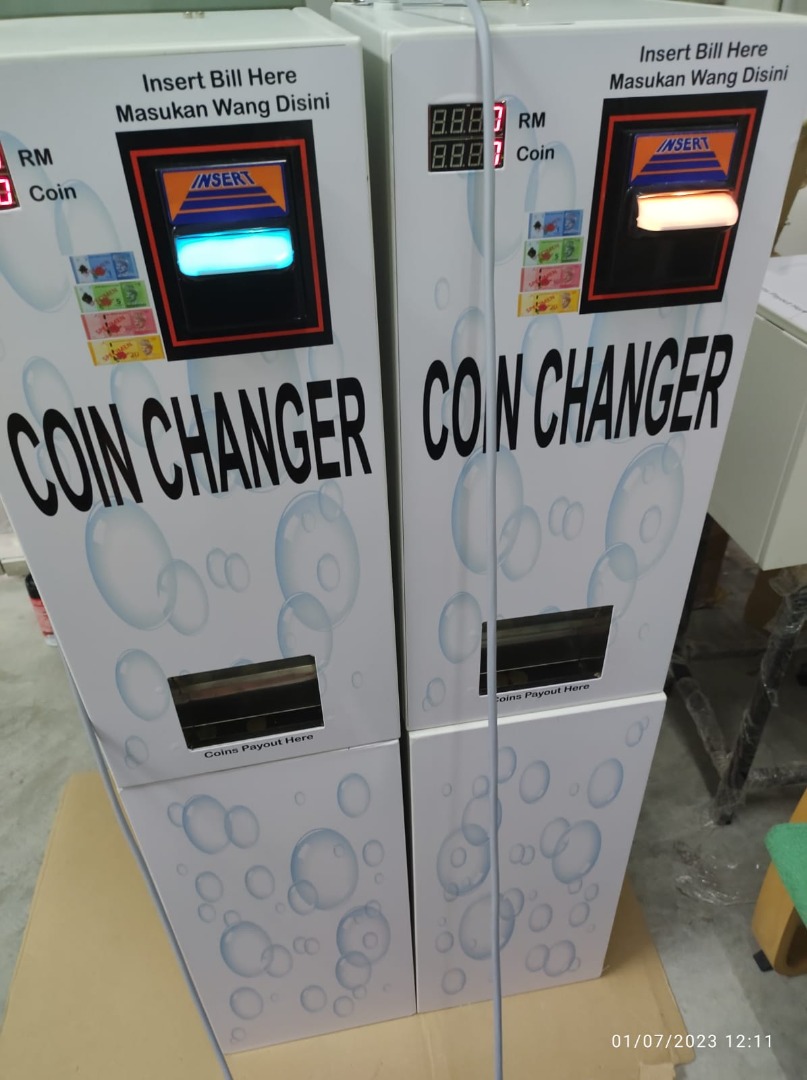 Coin Changer 1.3meter height, Computers & Tech, Office & Business ...
