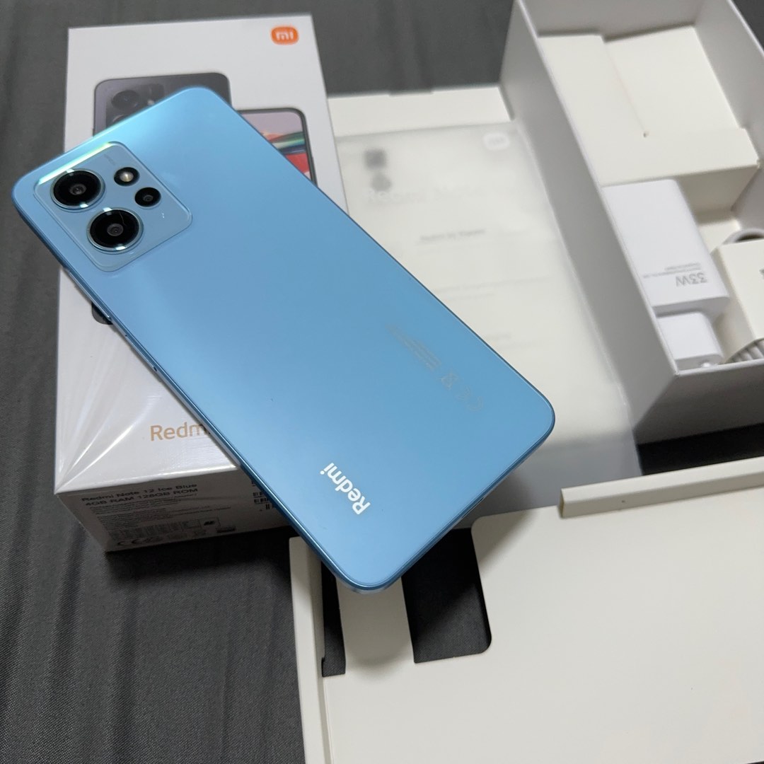 [COMPLETE] Redmi Note 12 4/128GB Ice Blue, Mobile Phones & Gadgets ...