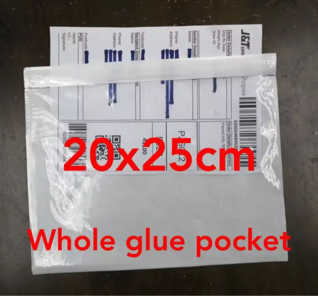 (NEW) READY STOCK!!! Consignment note parcel 100pcs | courier pocket ...