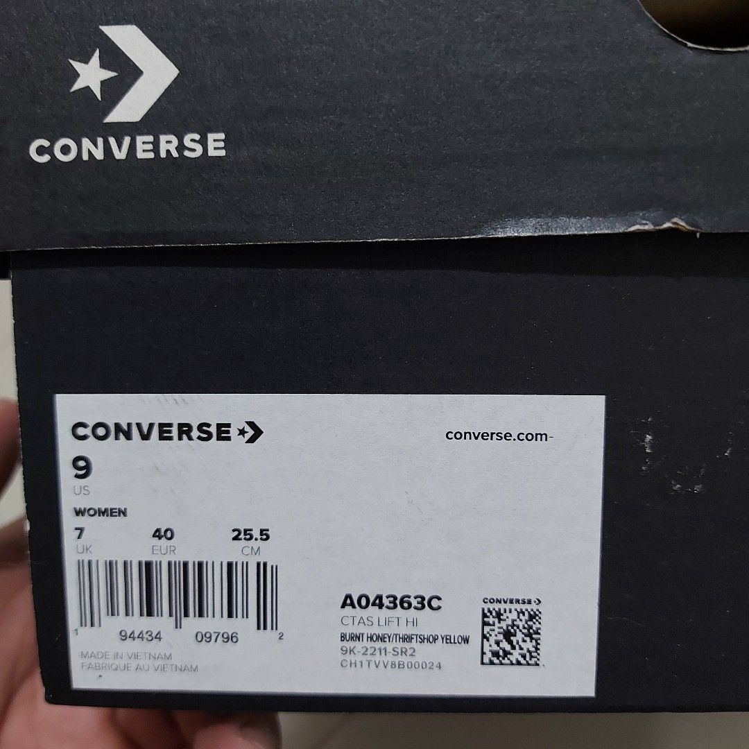 Converse Chuck Taylor All Star Lift Hi (Women), Women's Fashion, Footwear, Sneakers on Carousell