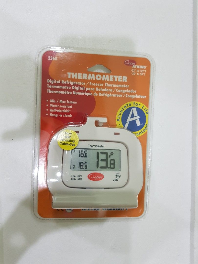 Cooper Atkins 2560 Digital Refrigerator/ Freezer Thermometer, TV & Home ...