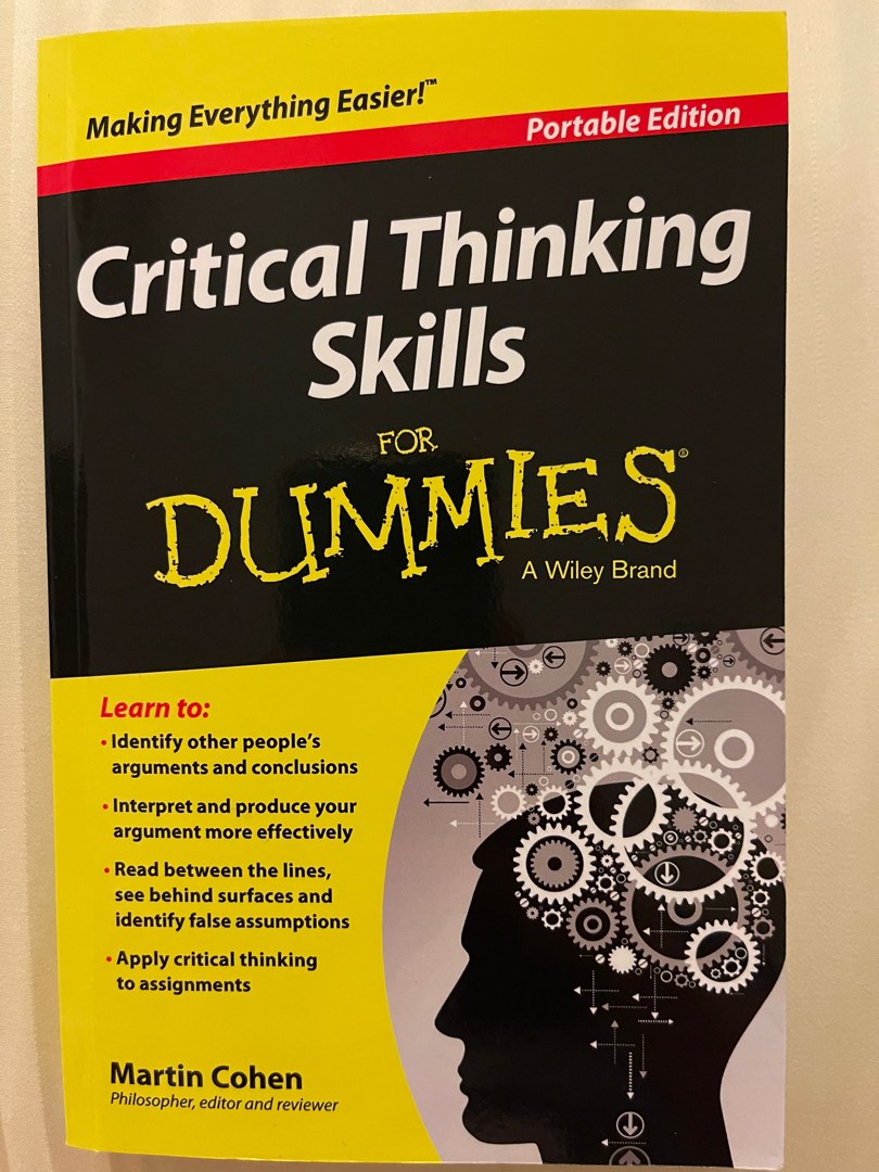 Critical Thinking Skills for Dummies, Hobbies & Toys, Books & Magazines, Fiction & Non-Fiction ...