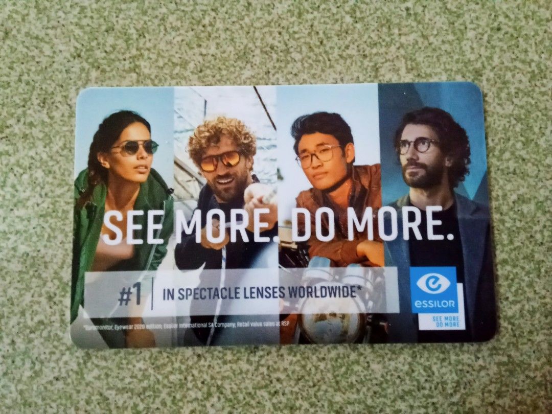 Crizal, Essilor Membership Card (Design 2)., Hobbies & Toys, Stationery ...