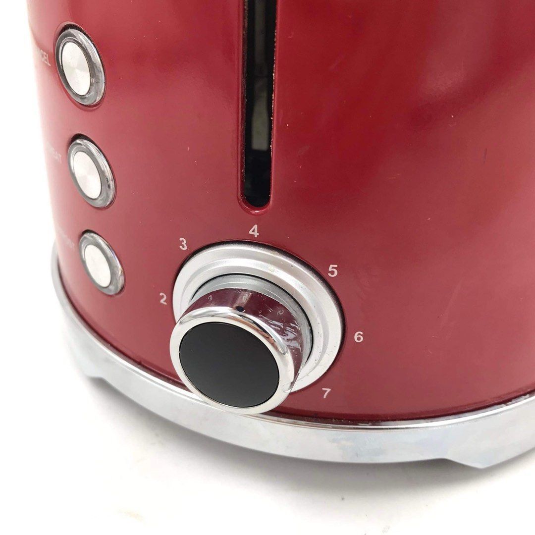 CUCINA Prestigio Red Retro 2-Slice Toaster, TV & Home Appliances ...