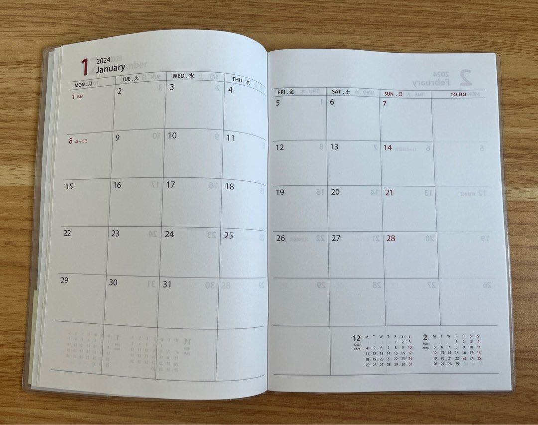 Daiso B6 Planner ‘Black’, Hobbies & Toys, Stationery & Craft ...