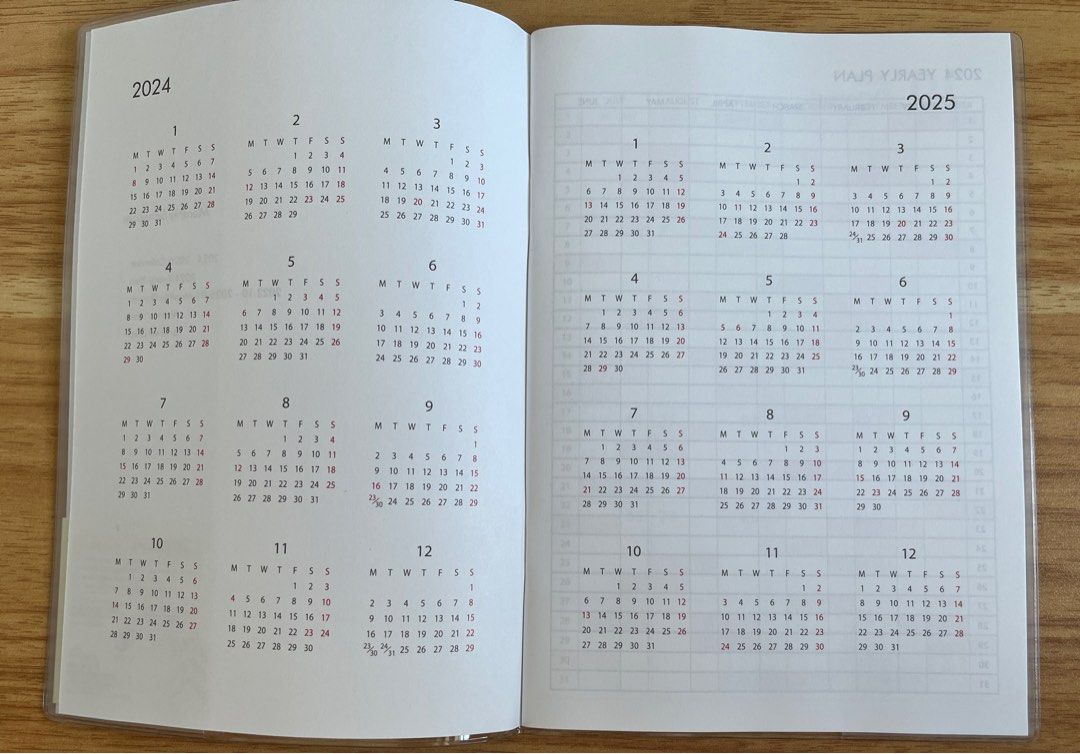 Daiso B6 Planner ‘Black’, Hobbies & Toys, Stationery & Craft ...