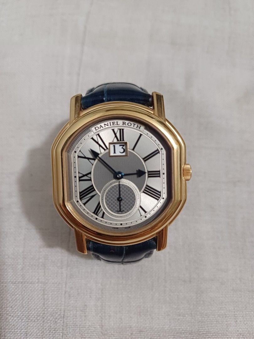 DANIEL ROTH DATOMAX LARGE 38x41mm 18K PINK GOLD unpolished, Luxury ...