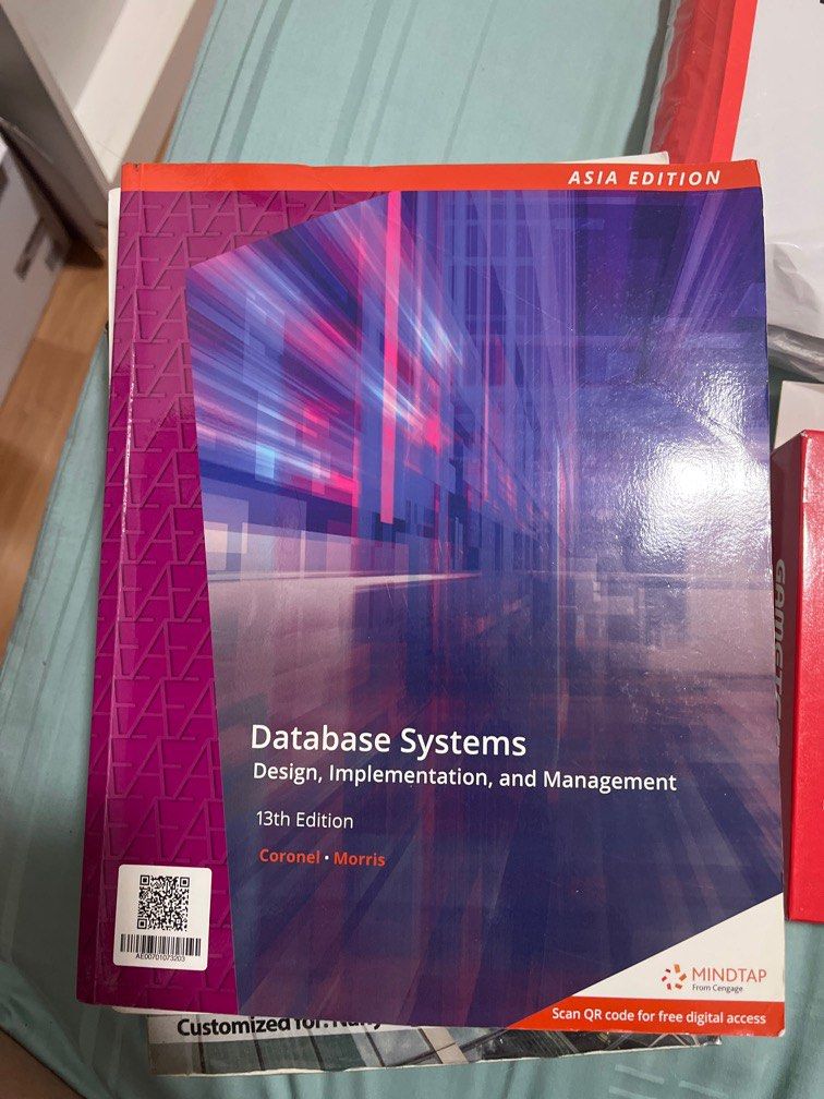 Database Systems Textbook, Hobbies & Toys, Books & Magazines, Textbooks ...