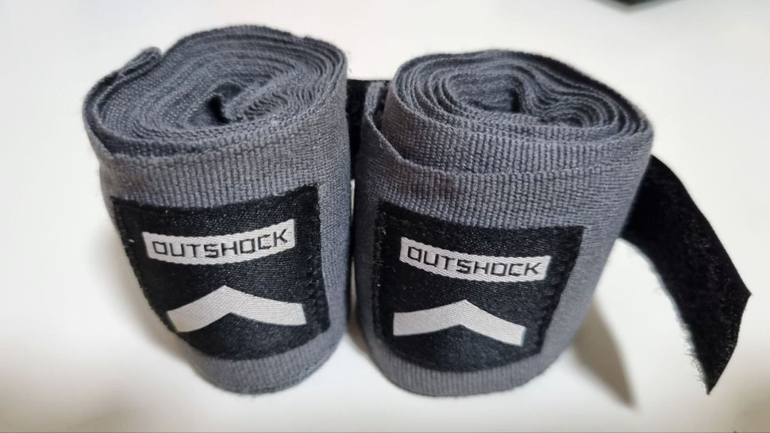 Decathlon Outshock Boxing Wraps 2.5m, Sports Equipment, Other Sports ...