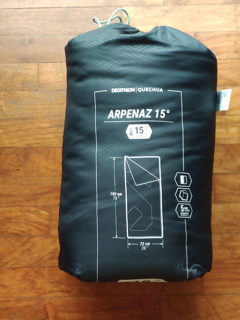 Decathlon Quechua ARPENAZ 15°, Sports Equipment, Hiking & Camping on ...