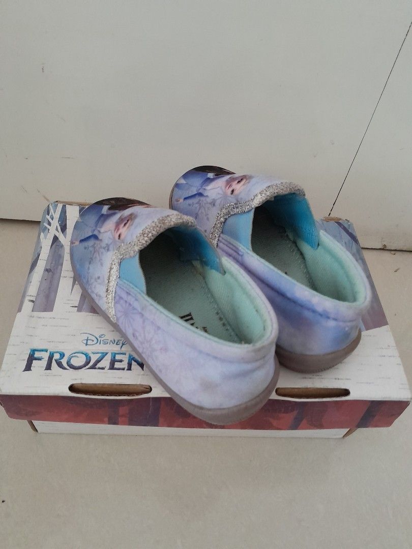 Disney Frozen sepatu anak biru ungu, Bayi & Anak, Baju Anak Perempuan ...