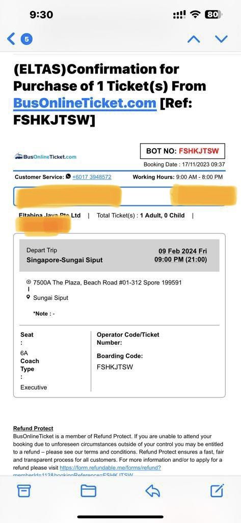 ELTA Bus ticket, Tickets & Vouchers, Local Attractions & Transport on ...