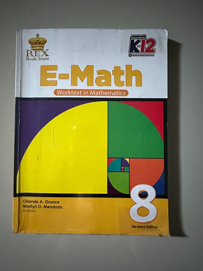 E-Math Worktext Book, Hobbies & Toys, Books & Magazines, Textbooks on ...