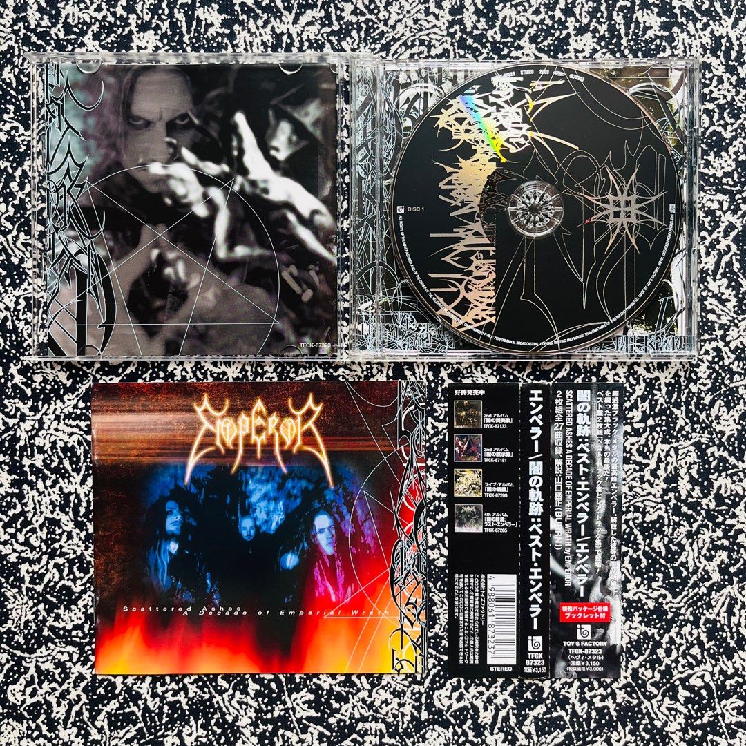 Emperor - Scattered Ashes - A Decade Of Emperial Wrath 2 CD, Hobbies & Toys, Music & Media, CDs ...