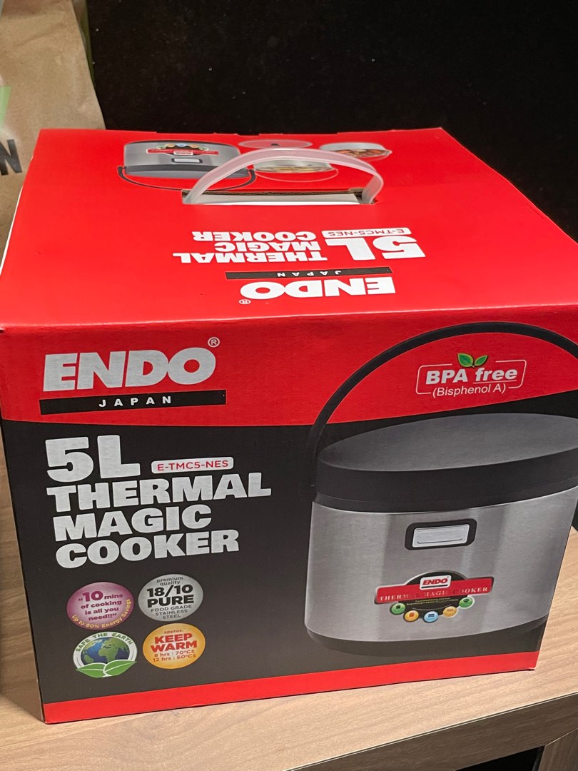 Endo Thermal Magic Cooker 5L, TV & Home Appliances, Kitchen Appliances ...