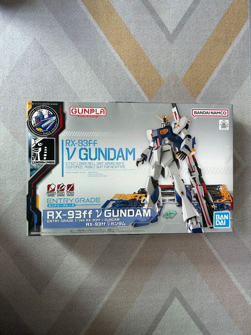 Entry grade ex-93ff v Gundam(fukuoka nu Gundam, Hobbies & Toys, Toys & Games on Carousell