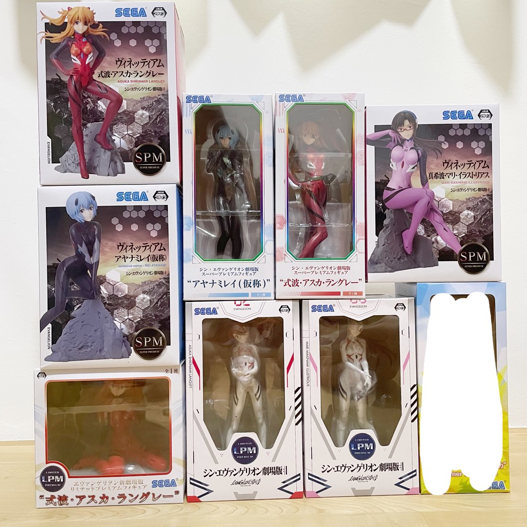 Evangelion Figures (Asuka Shikinami Langley, Mari Makinami Illustrious ...
