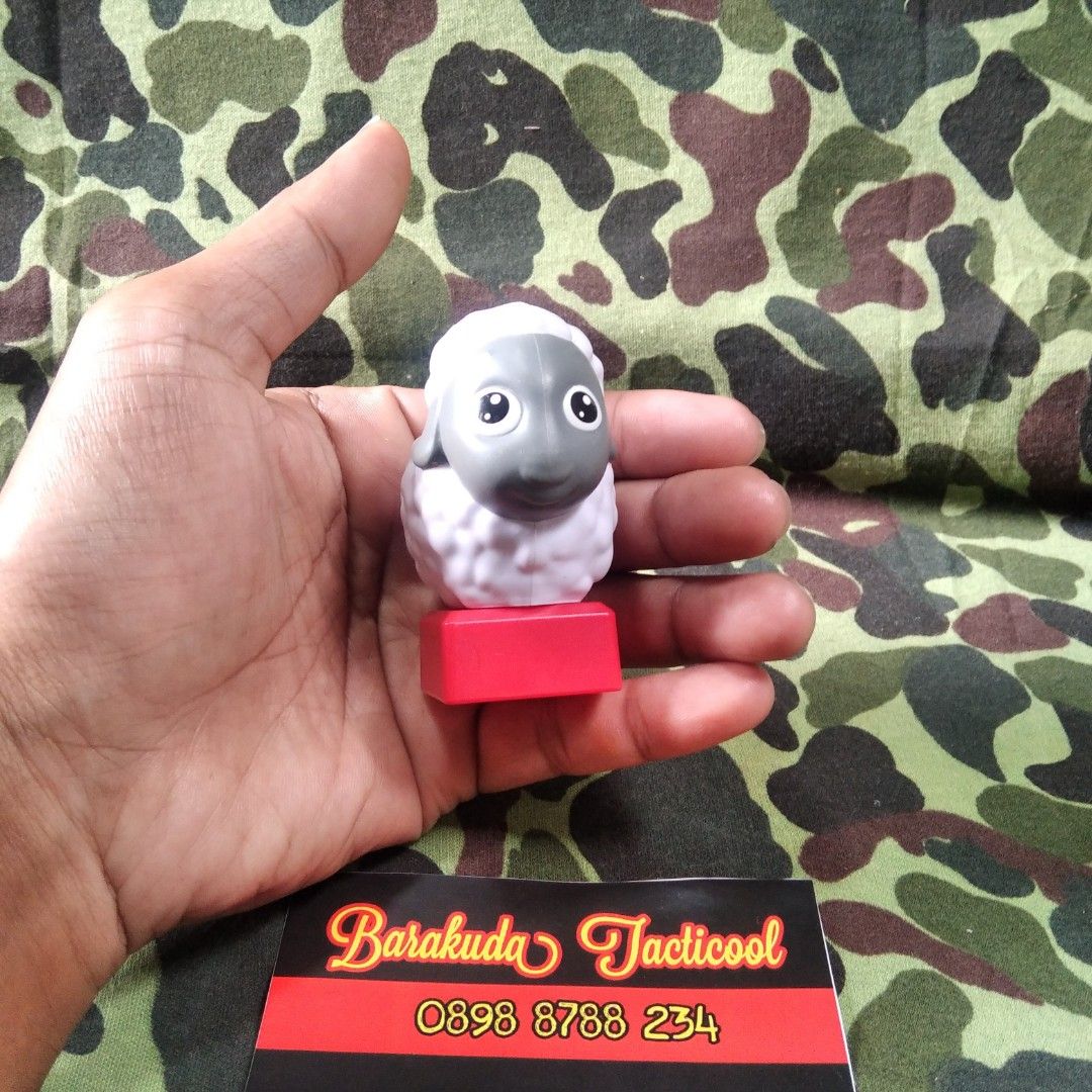 Figure Domba Miniatur Biri biri White Sheep Lamb Nativity Wedus Figure ...