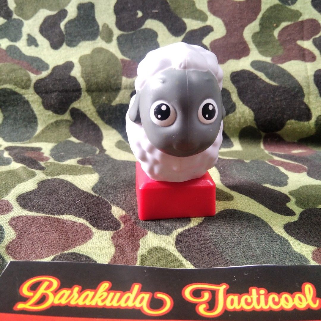 Figure Domba Miniatur Biri biri White Sheep Lamb Nativity Wedus Figure ...