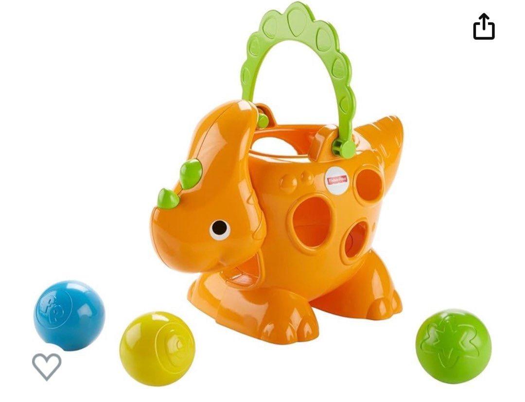 Fisher Price Spill a Saurus baby ball toy, Hobbies & Toys, Toys & Games ...