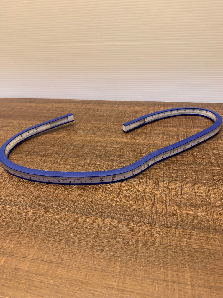 Flexible curve ruler , graph ruler , art and craft ruler, Hobbies ...