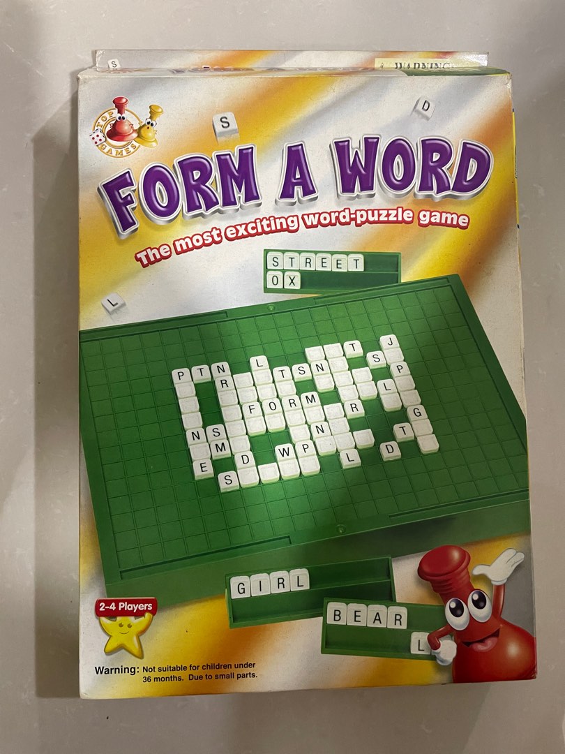 Form A Word Boardgame, Hobbies & Toys, Toys & Games on Carousell